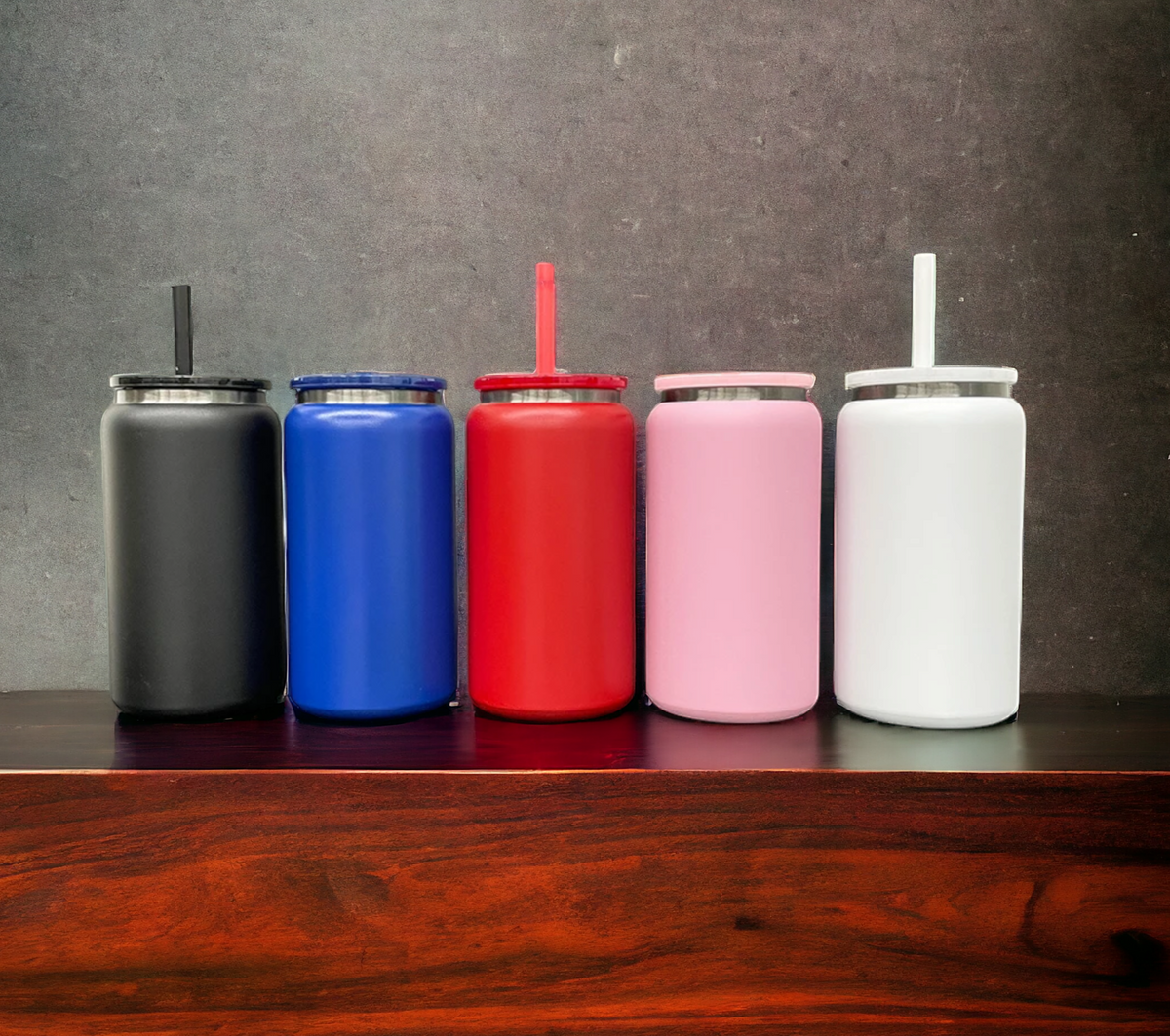 16oz Drink Can - Black Mirror Plated - Powder Coat - Laser Ready – TLC ...