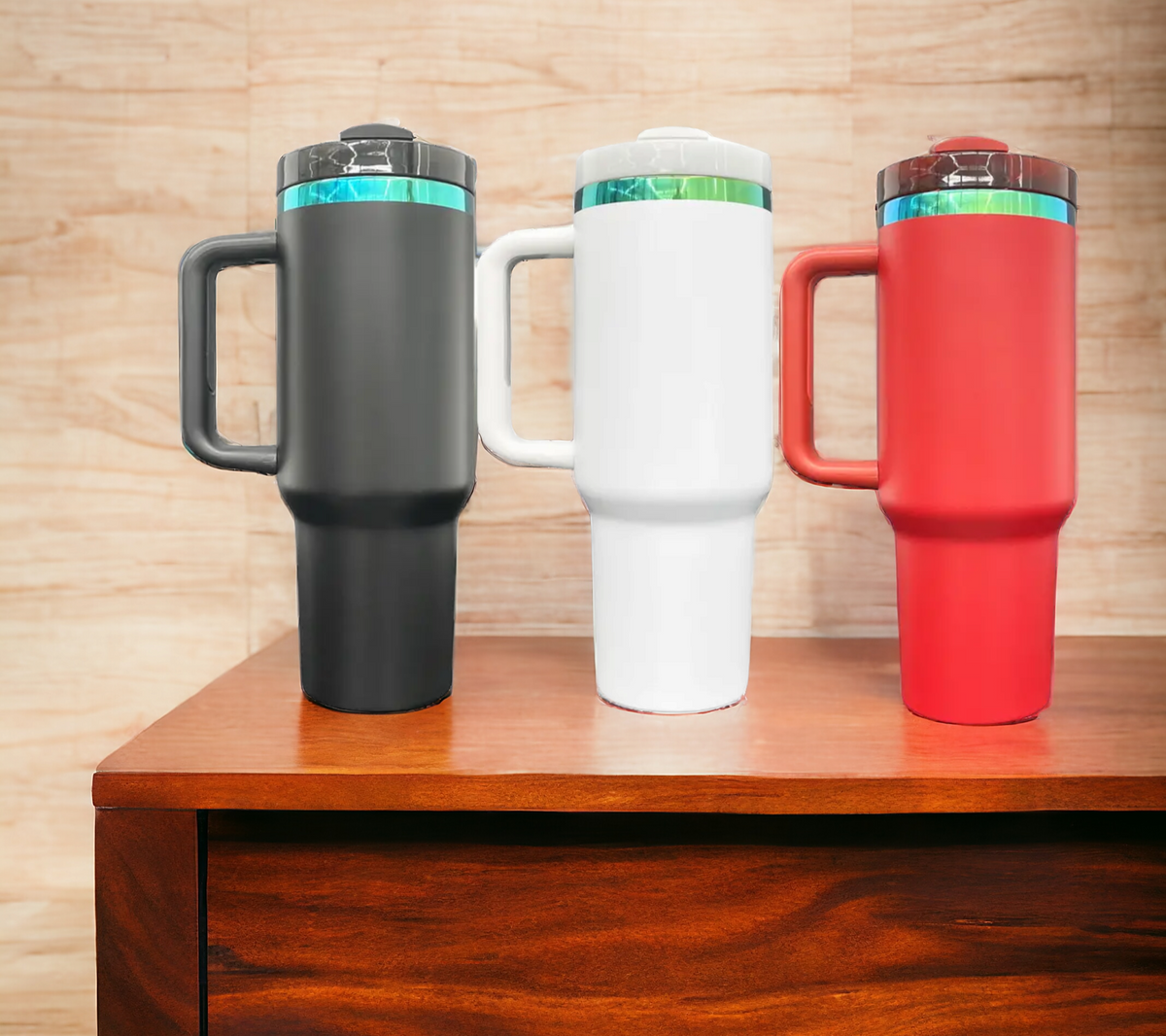 40oz Green/Blue Plated - Powder Coat 2.0 - Laser Ready- Tumblers – TLC ...