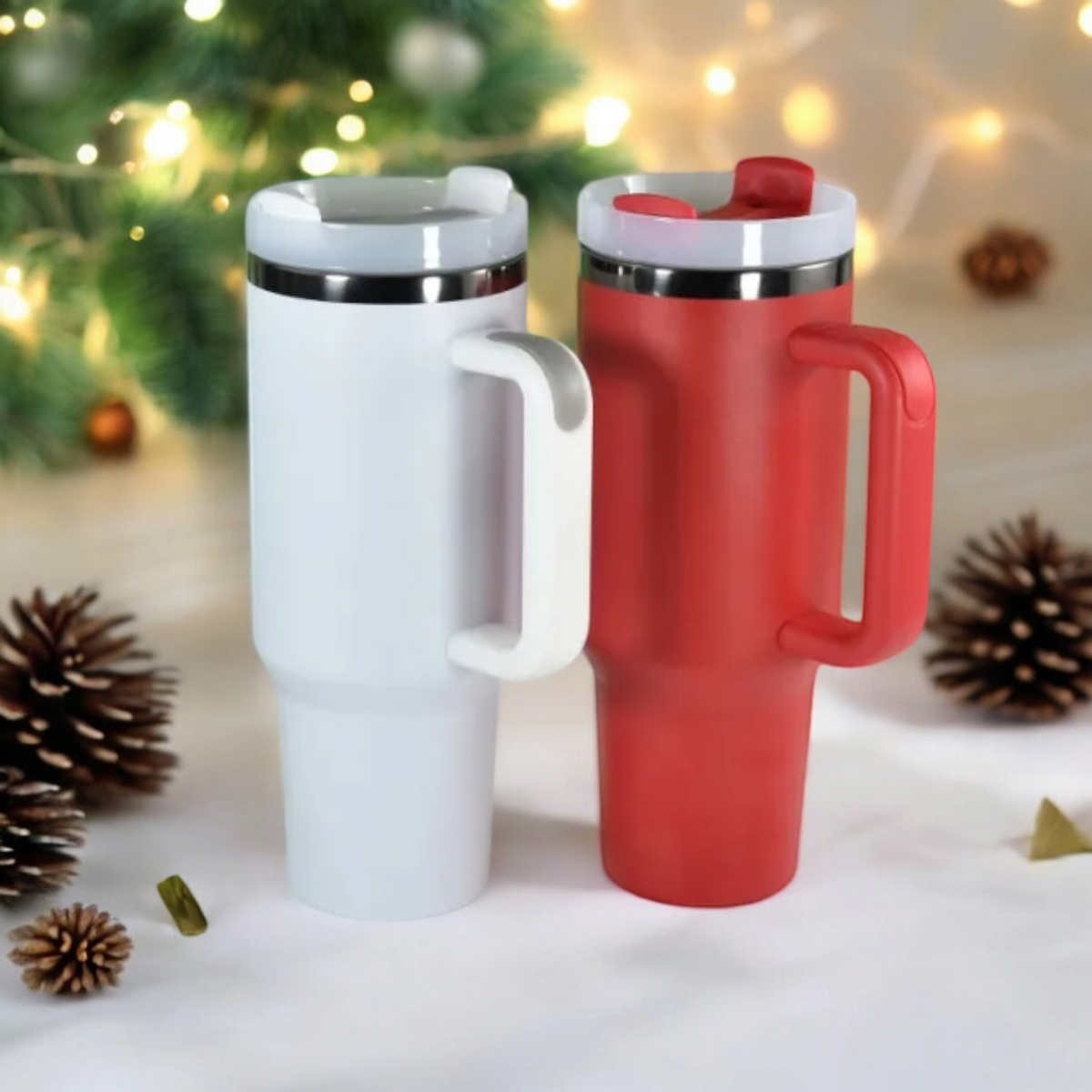 40oz Black Mirror Plate - Red - White - Powder Coat - Laser Ready - Tu ...