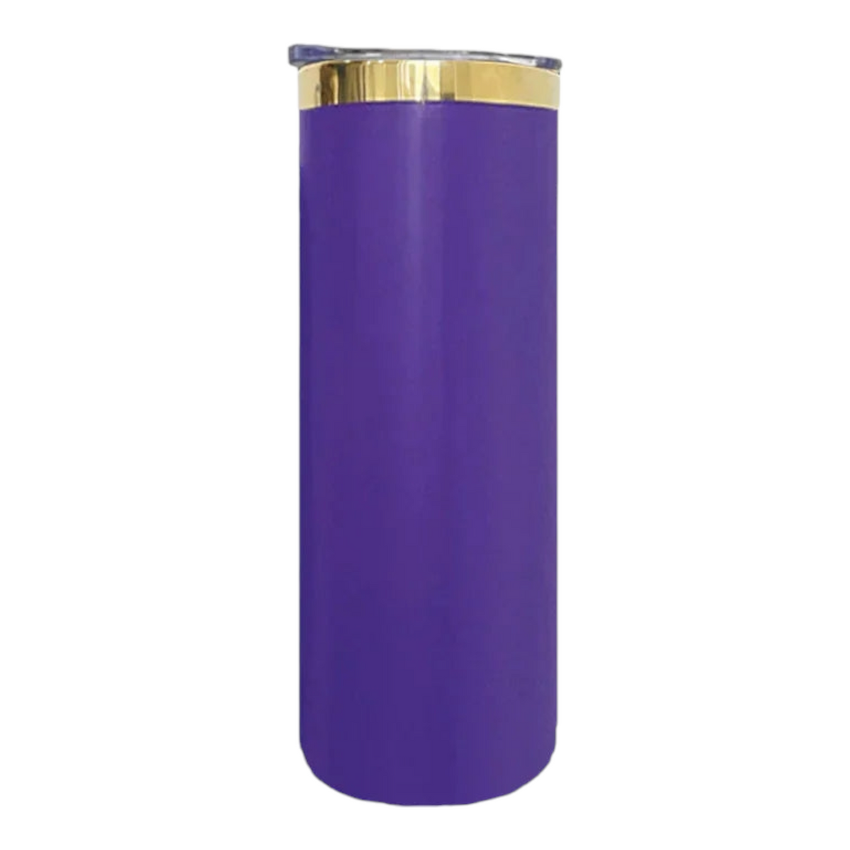 20oz Purple - Gold Plated - Skinny Straight - Powder Coat - Laser - Tu ...