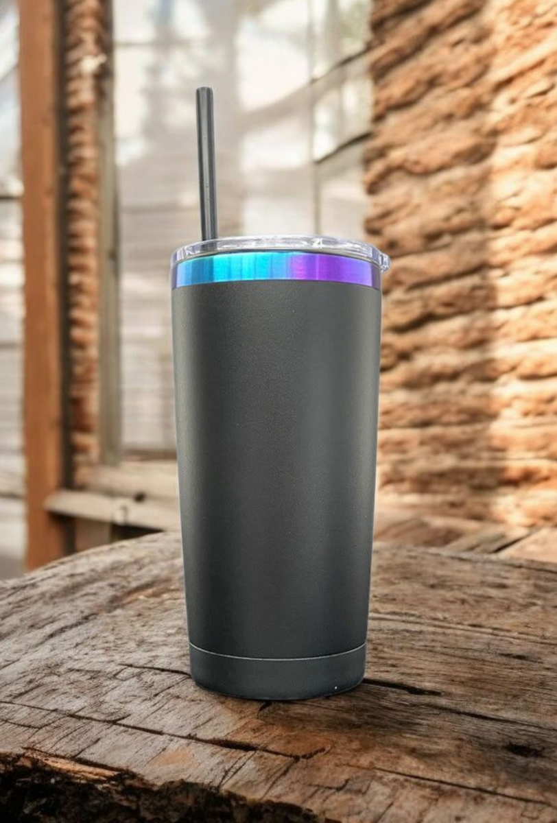 20oz Blue/Purple Plated - Powder Coat - Laser - Tumblers – TLC Ranch ...